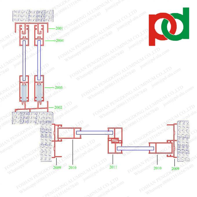 Matt Silver Anodized Aluminium Profiles 20 Series Aluminum Extrusion