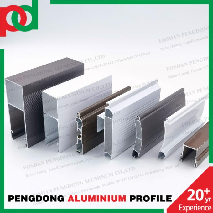 Custom Wood Color Aluminum Profile For Roller Shutter 39mm Width Of ...
