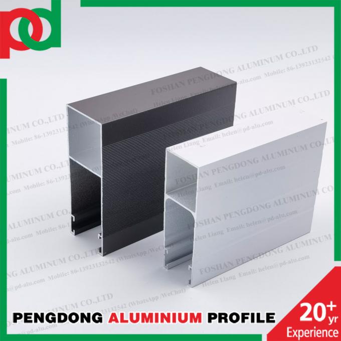 Guide Rail Bottom Aluminium Roller Shutter Profiles White Color